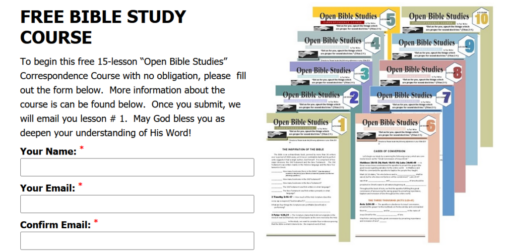 Free Bible Course